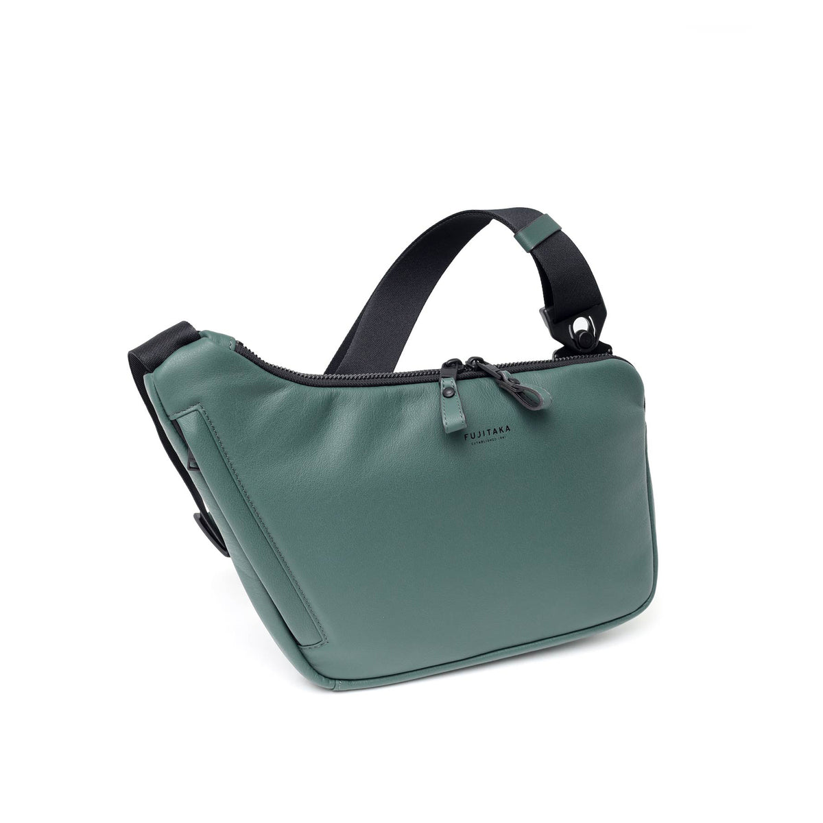 FUJITAKA｜皮革不規則肩背包 (深綠) – Comptoir 潮洋行