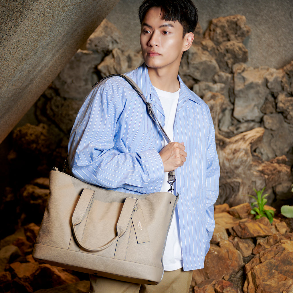 FUJITAKA｜Alta B4 托特包 MEN'S EX 特別版 (卡其棕) – Comptoir 潮洋行